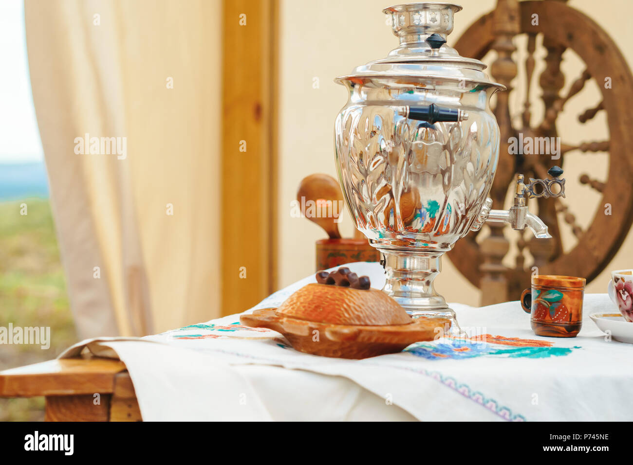 Drying on samovar hi-res stock photography and images - Alamy