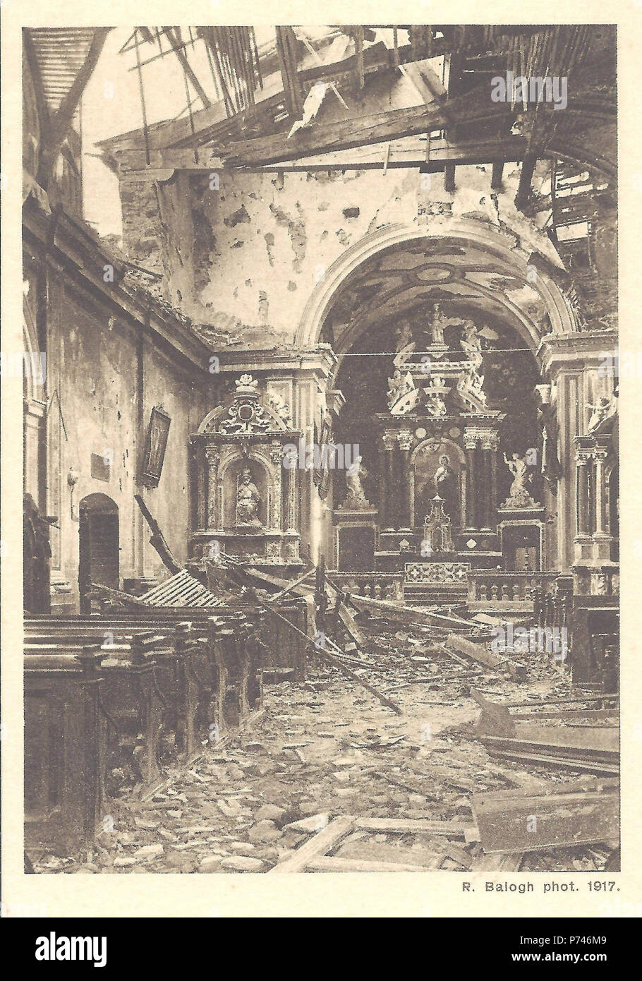 English: Battles of the Isonzo postcard. 1917 44 Rudolf Balogh ...