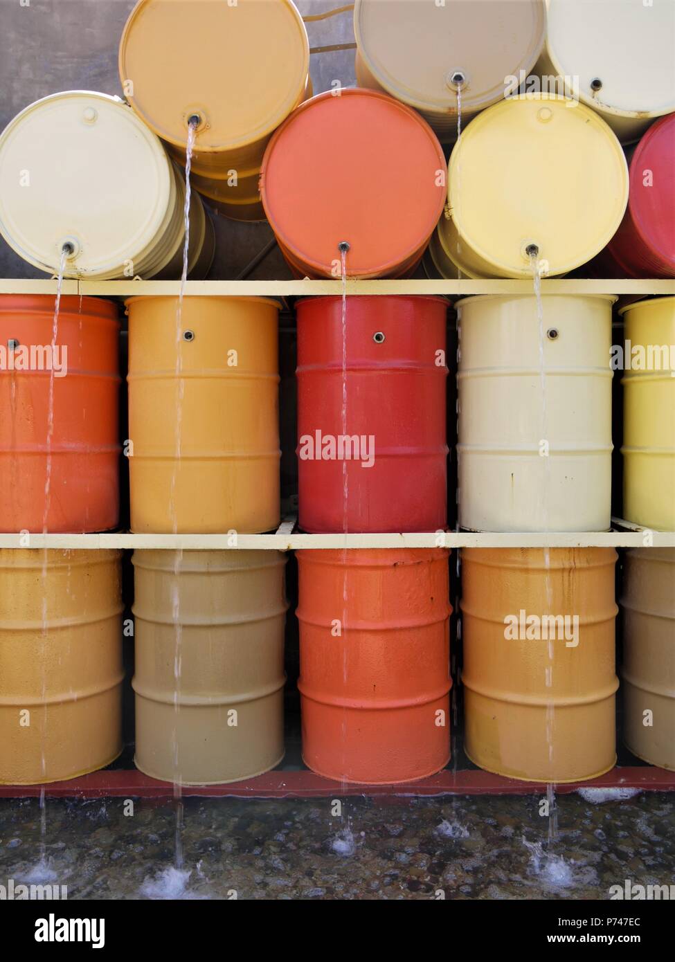 Colorful barrels hi-res stock photography and images - Alamy