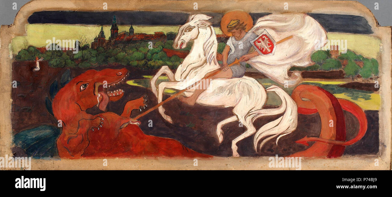 . Polski: Smok wawelski circa 1900 2 Leon Kowalski - Smok wawelski 1900 ...