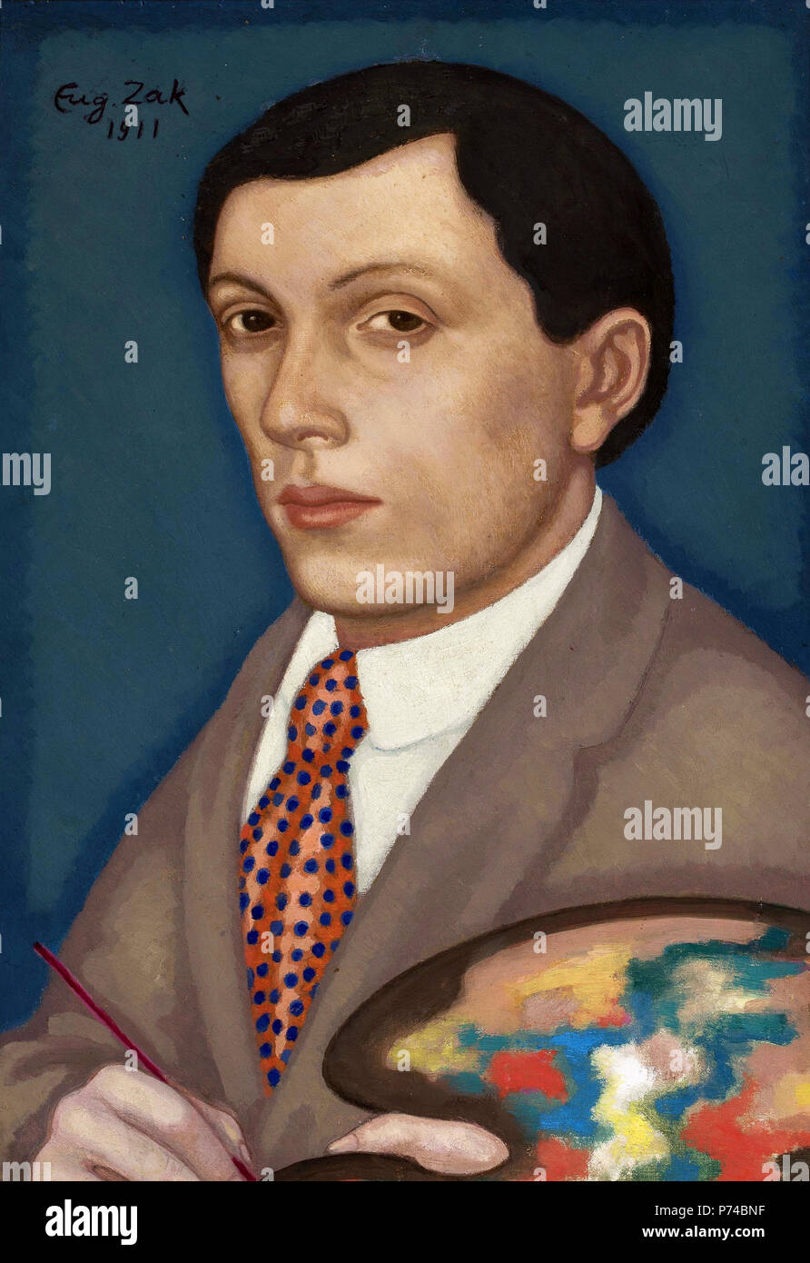 . Self-portrait 1911 3 Zak Self-portrait Stock Photo - Alamy