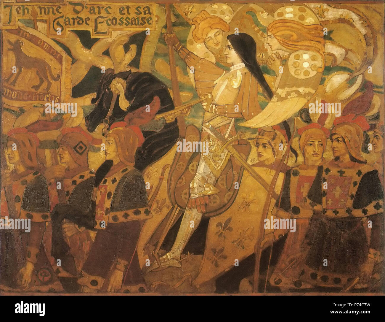 English: Painting by John Duncan, Scottish symbolist painter . 1 ...