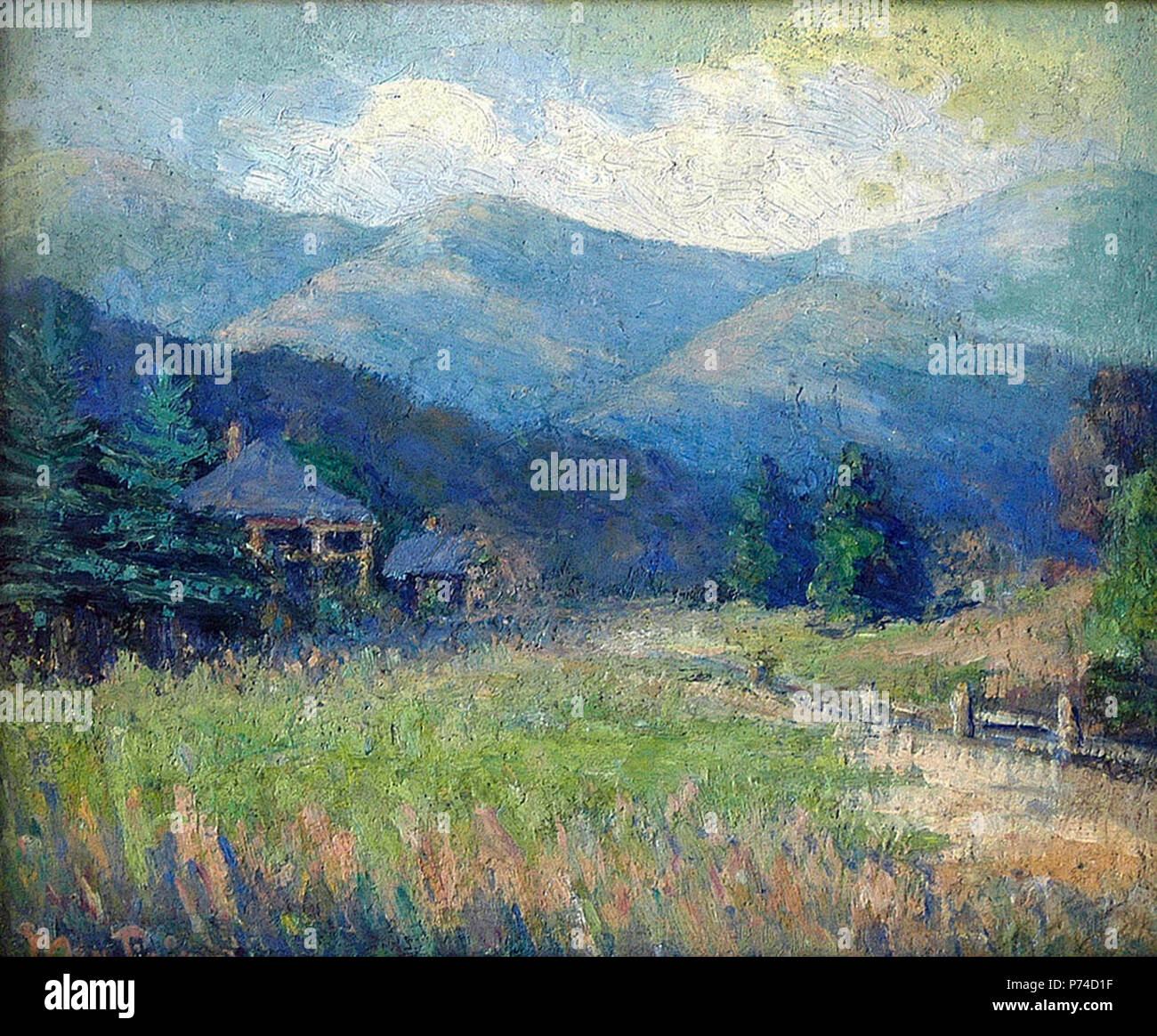 . Mountain Landscape N/A 46 'Mountain Landscape' by May Paine, Johnson ...