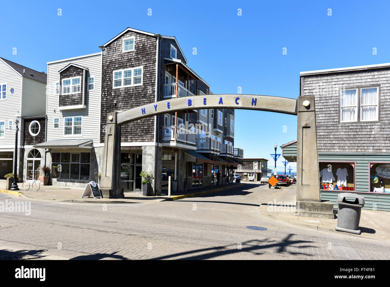 Nye Beach, Newport, OR, USA Stock Photo - Alamy