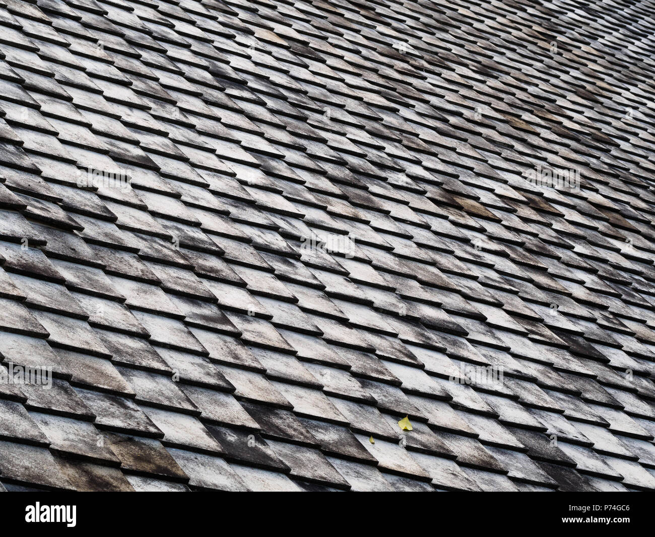 Gray rusty roofing tiles texture Stock Photo - Alamy
