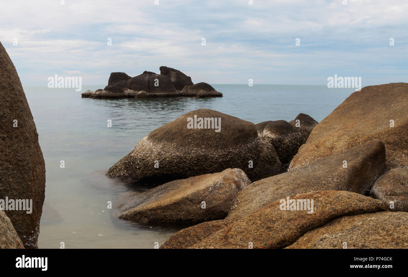 Large rocks near sea shore Stock Photo - Alamy
