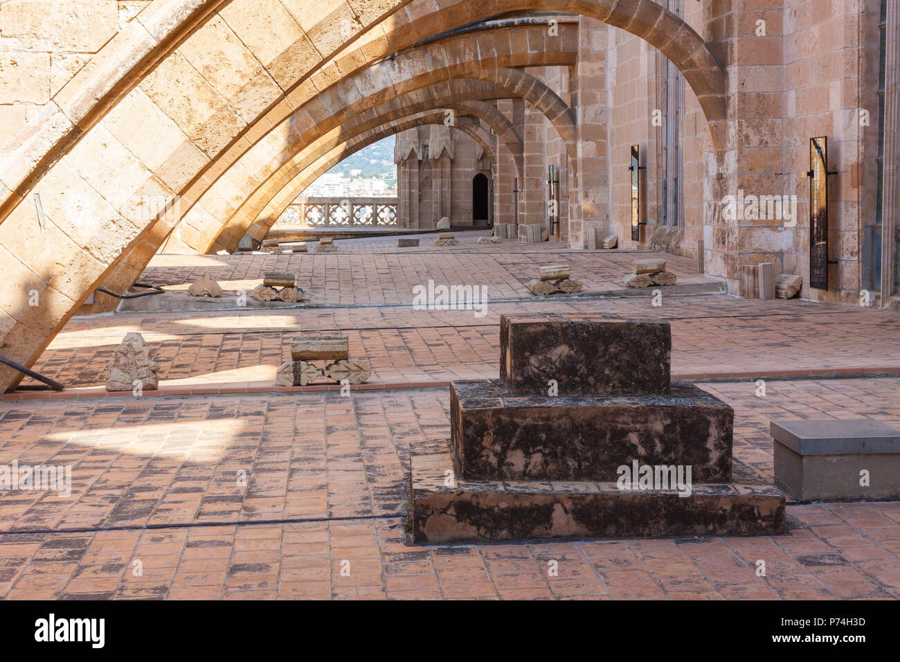 Palma cathedral and rooftops hi-res stock photography and images - Alamy