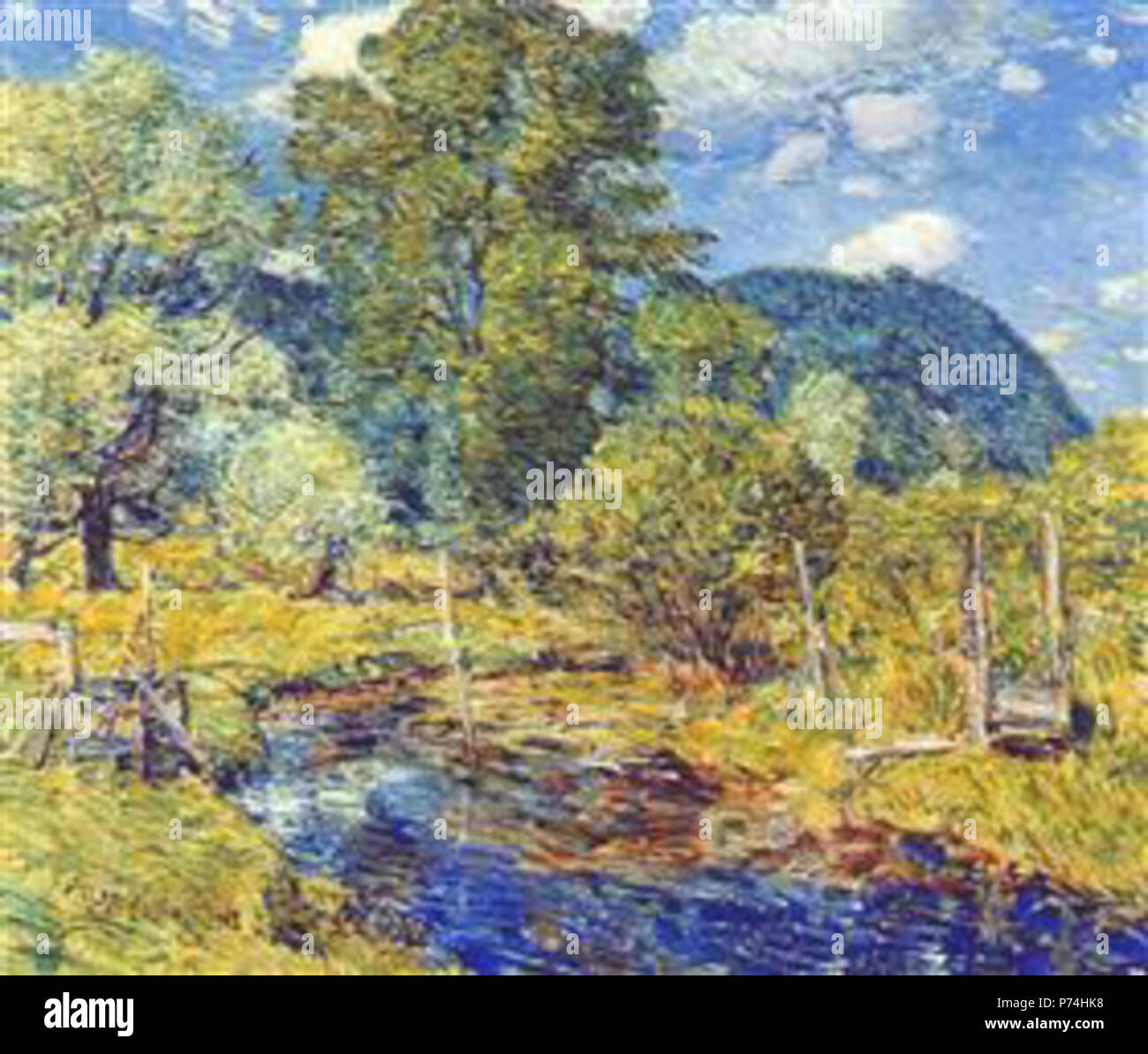 Work by Childe Hassam . before 1935 135 Hassam - bedford-hills Stock ...