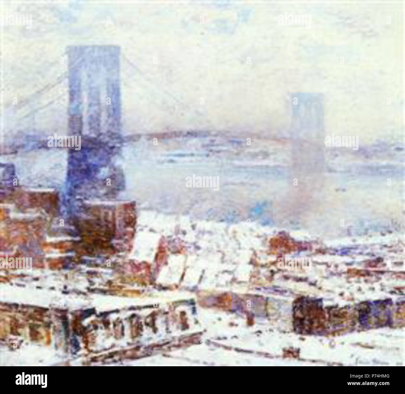 1935 brooklyn bridge hi-res stock photography and images - Alamy