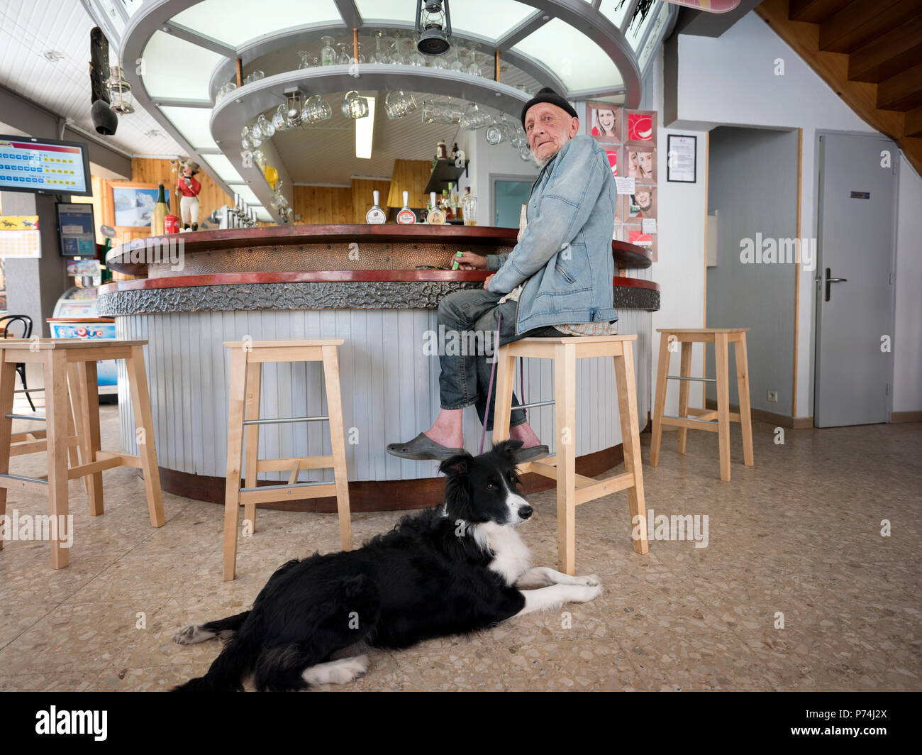 Cafe stool hi-res stock photography and images - Alamy