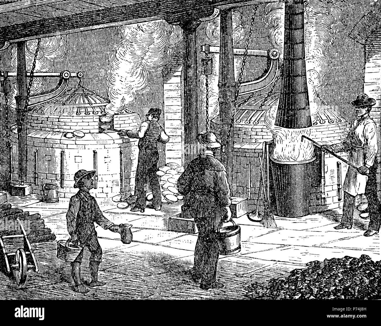 production of silver, refining, removing lead, digital improved ...