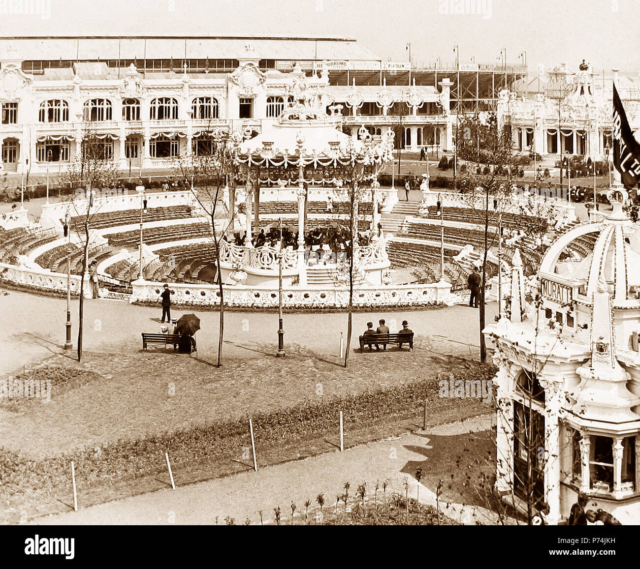 The Sunken Bandstand, The Franco-British Exhibition at White City ...