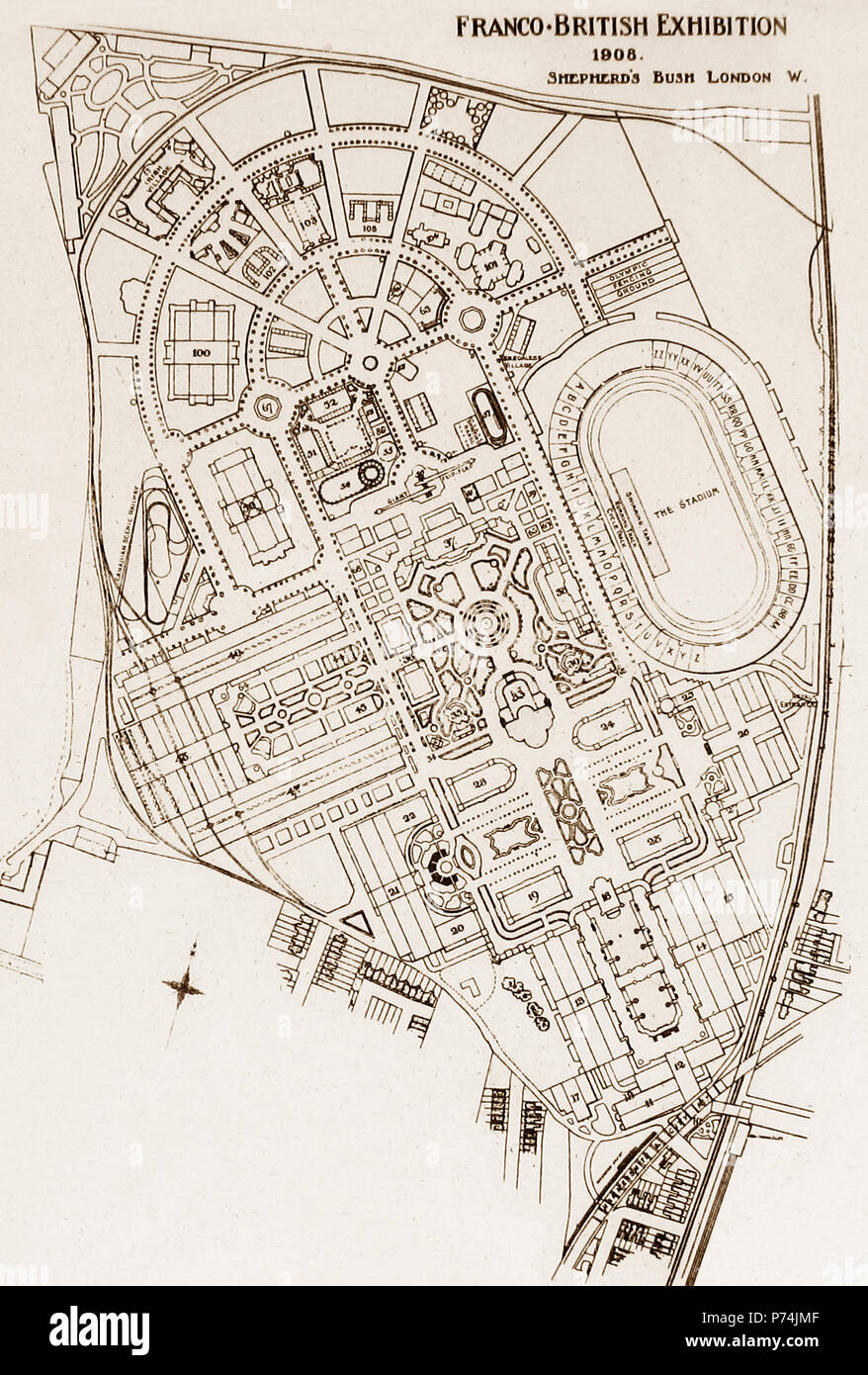 1908 franco british exhibition hi-res stock photography and images - Alamy