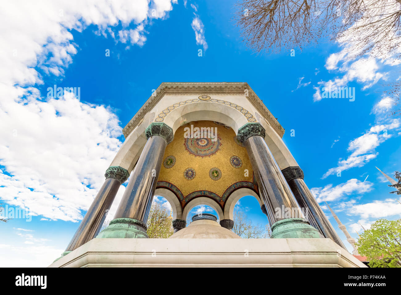 The German Fountain is a gazebo styled fountain in the northern end of ...