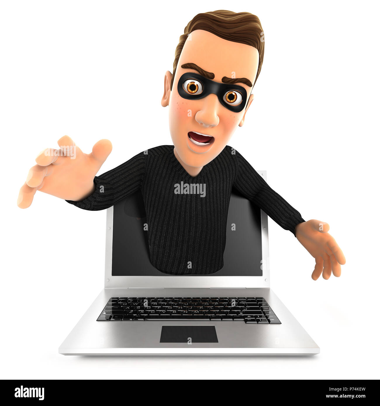 Computer Thief Clipart