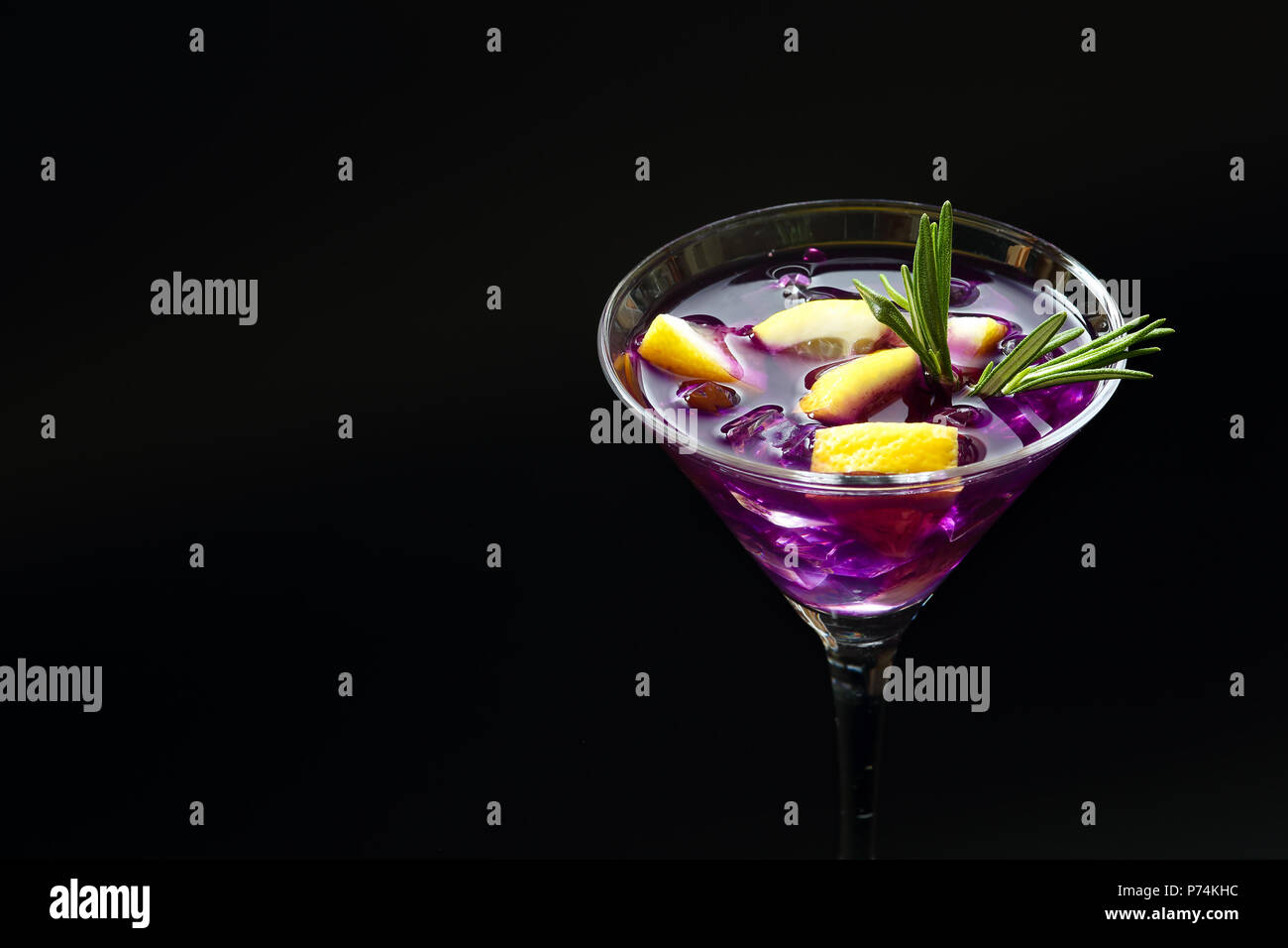 Purple rain cocktail hi-res stock photography and images - Alamy