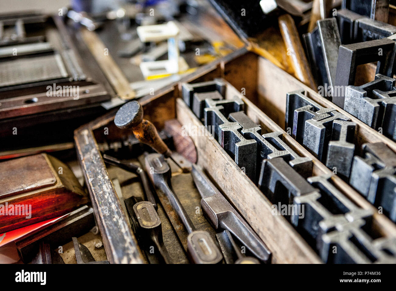 Old printers hi-res stock photography and images - Alamy