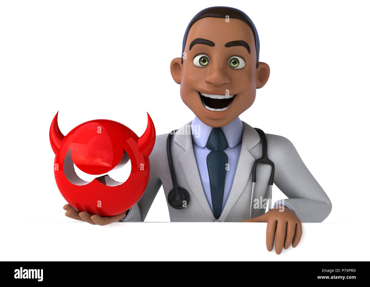 Evil doctor with male patient hi-res stock photography and images - Alamy