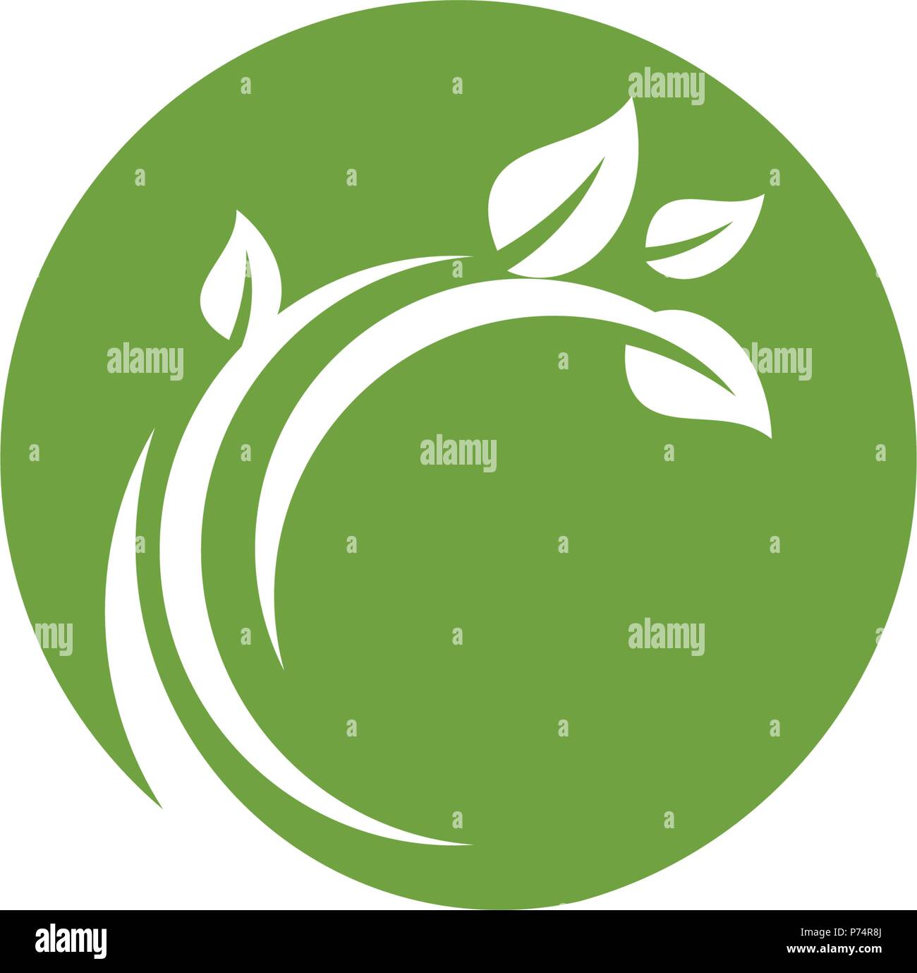 Logos of green Tree leaf ecology nature element vector Stock Vector ...