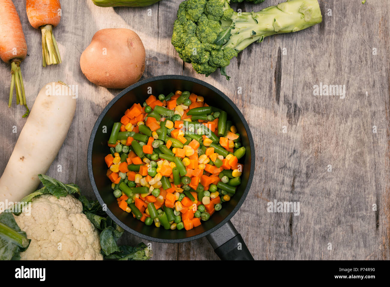 Mixed potatoes carrots in hi-res stock photography and images - Alamy