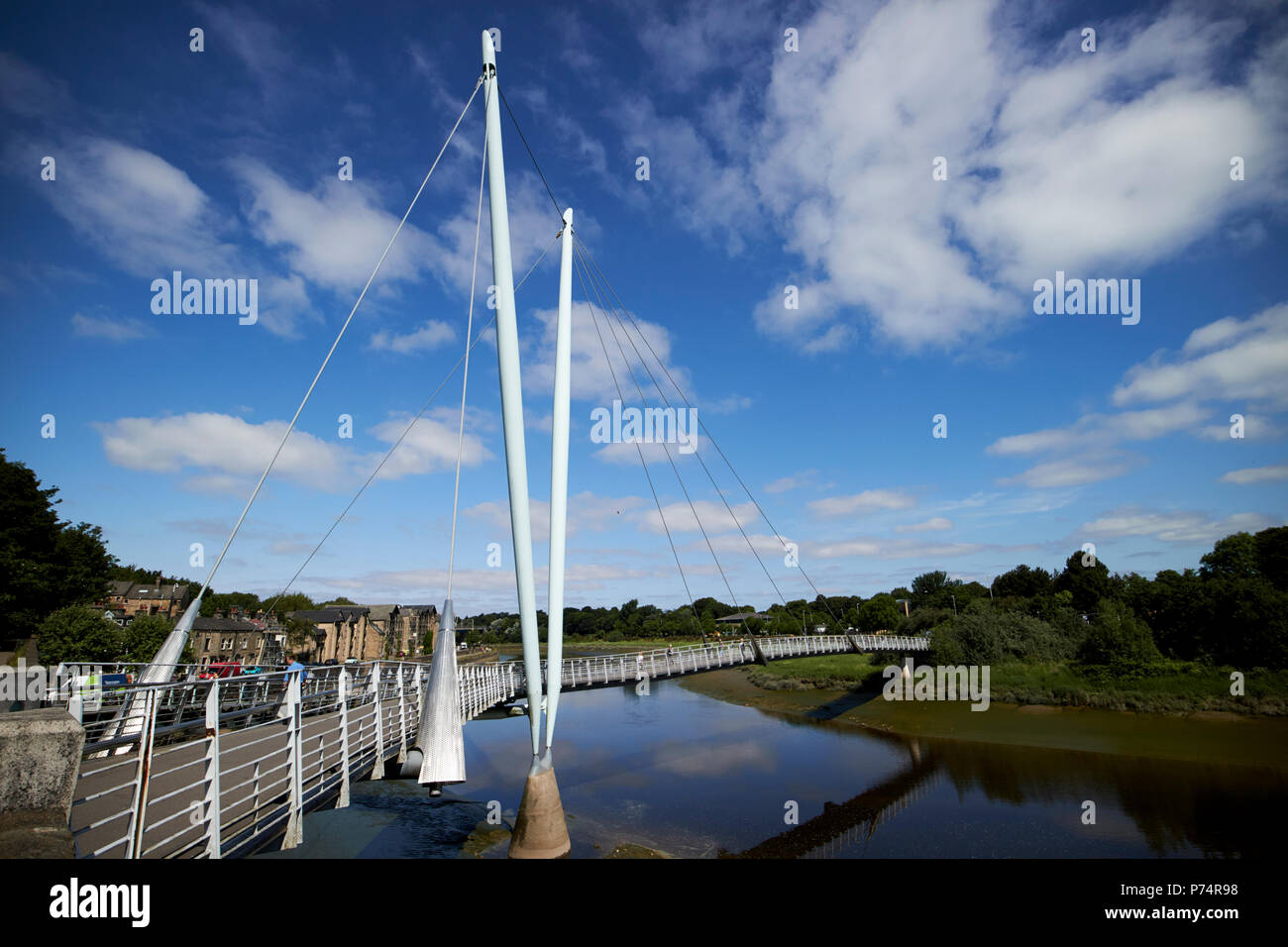 Lancaster river lune millennium bridge hi-res stock photography and ...