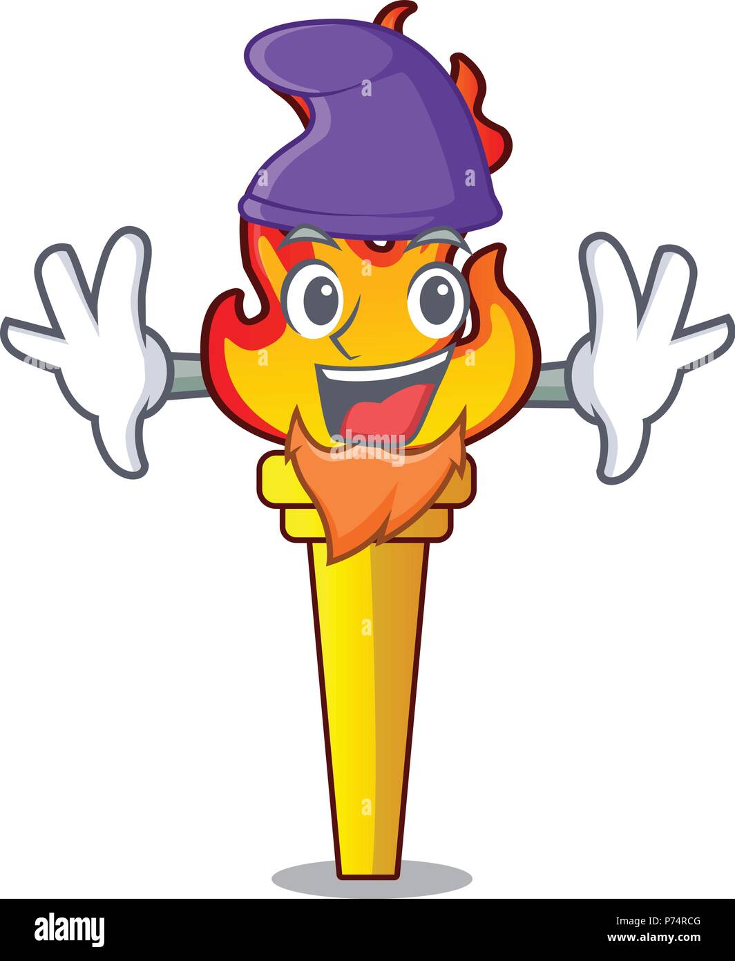 Elf torch character cartoon style Stock Vector Image & Art - Alamy