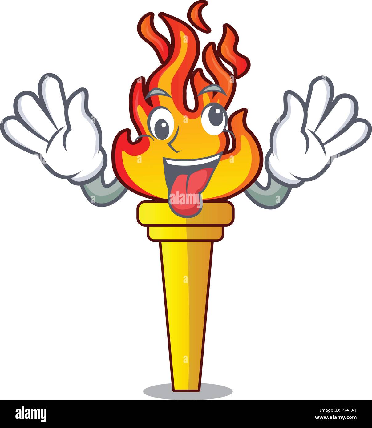 Torch roll Stock Vector Images - Alamy