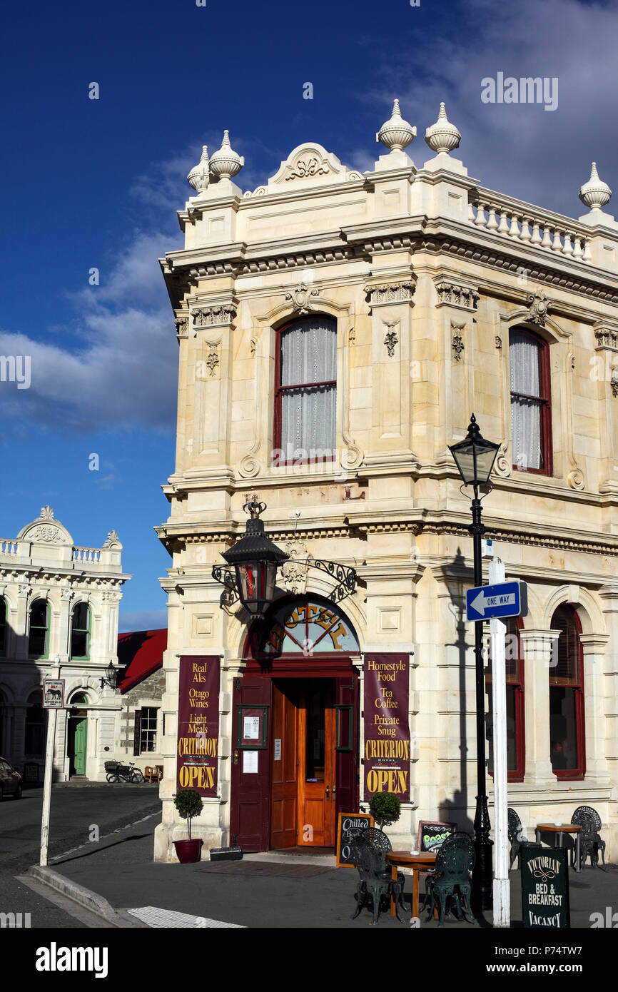 Historic stone buildings in Oamaru, New Zealand Stock Photo - Alamy