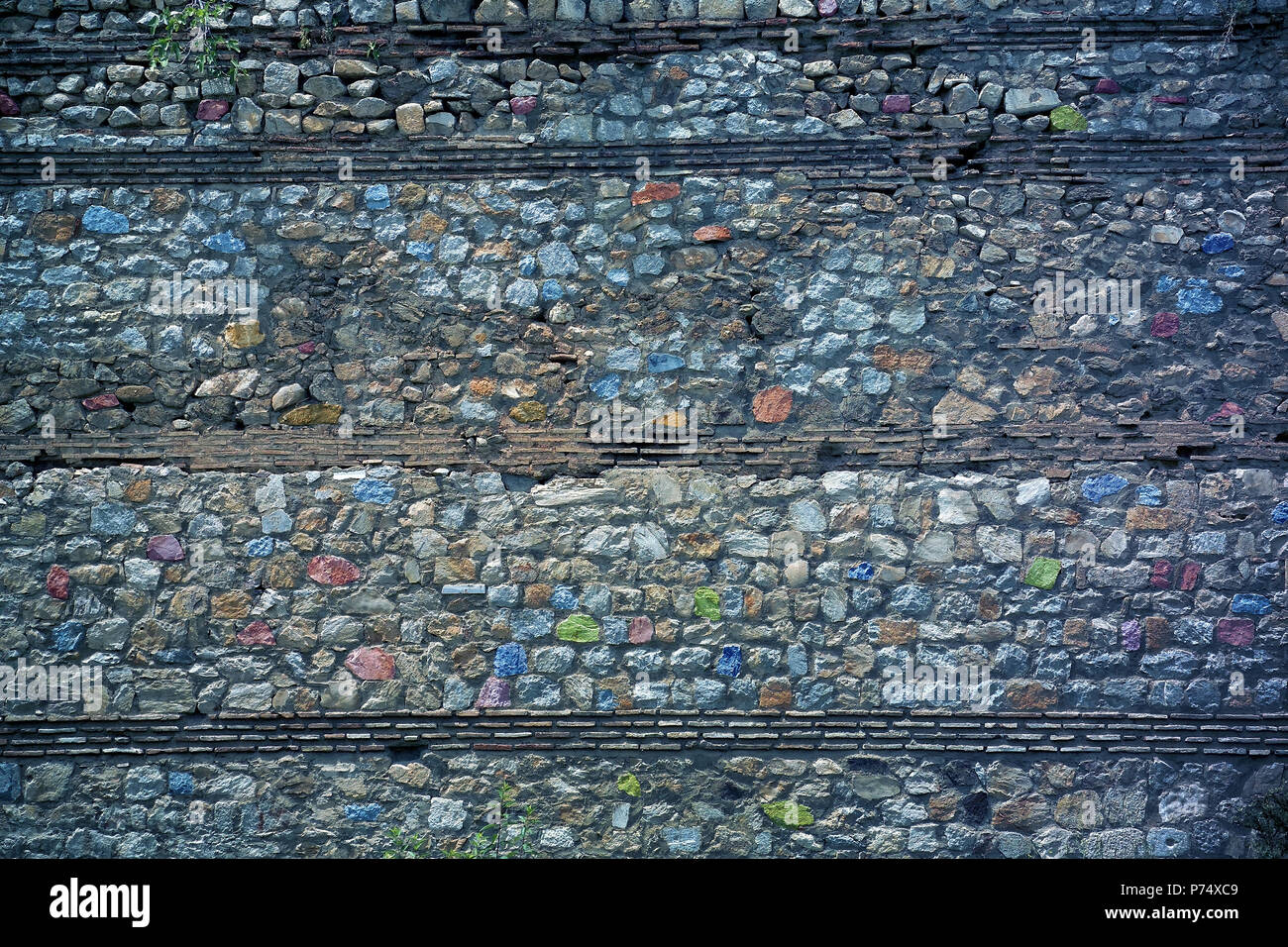 Colorful rock wall hi-res stock photography and images - Alamy