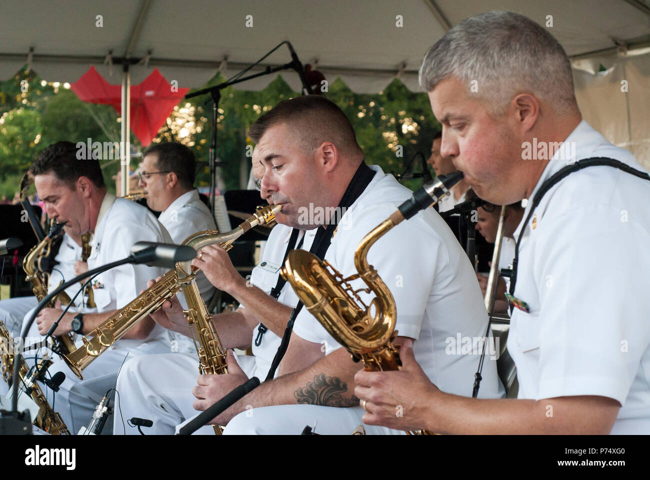 MONTPELIER STATION, Va. (Sept. 20, 2014) The United States Navy Band ...