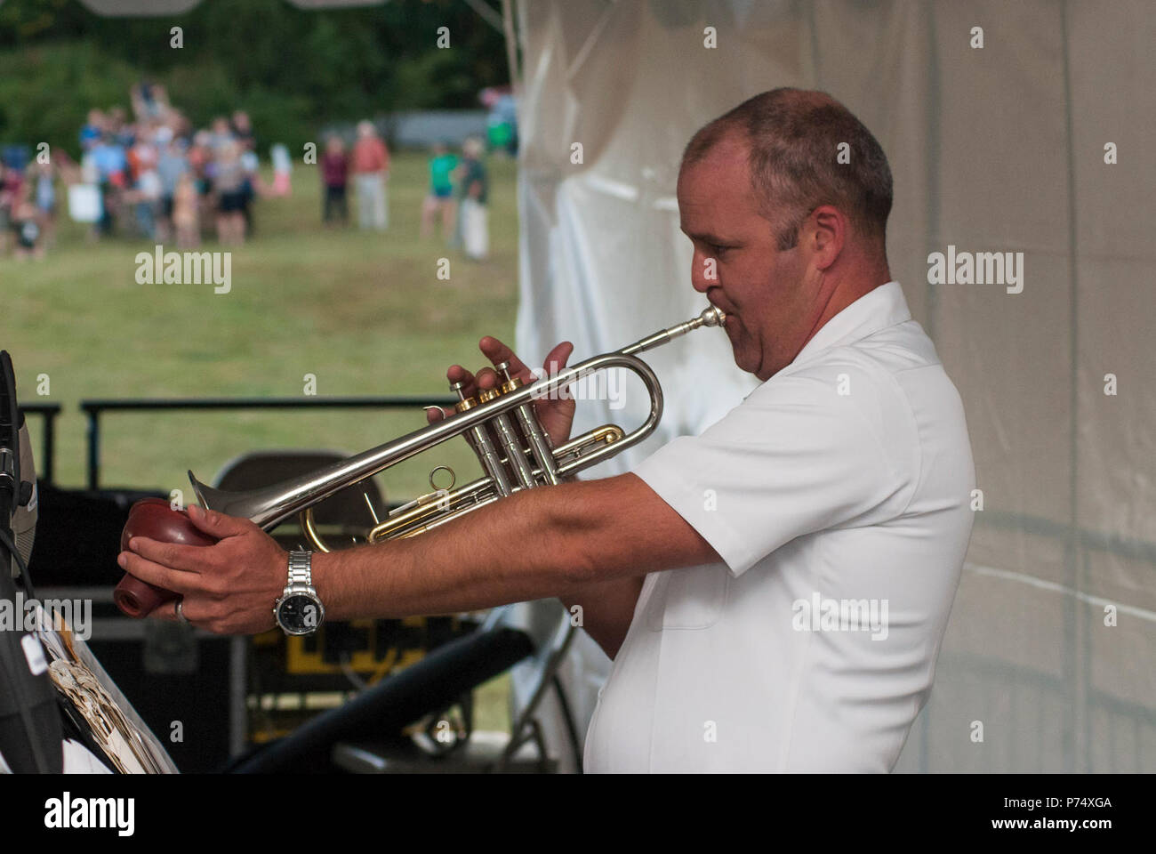 MONTPELIER STATION, Va. (Sept. 20, 2014) Musician 1st Class Tim Stanley ...
