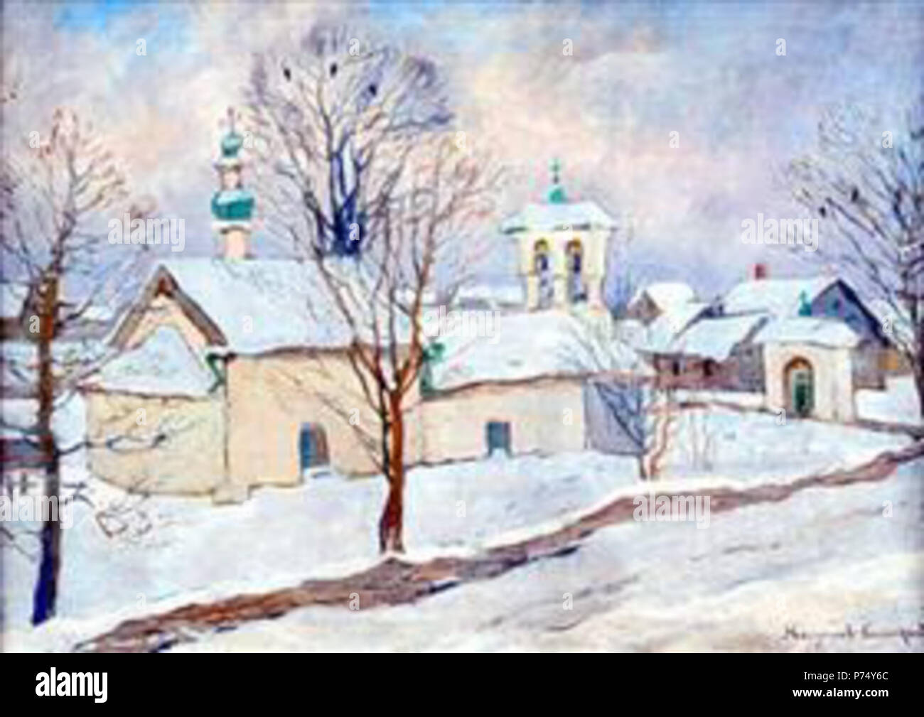 Russian winter painting hi-res stock photography and images - Alamy