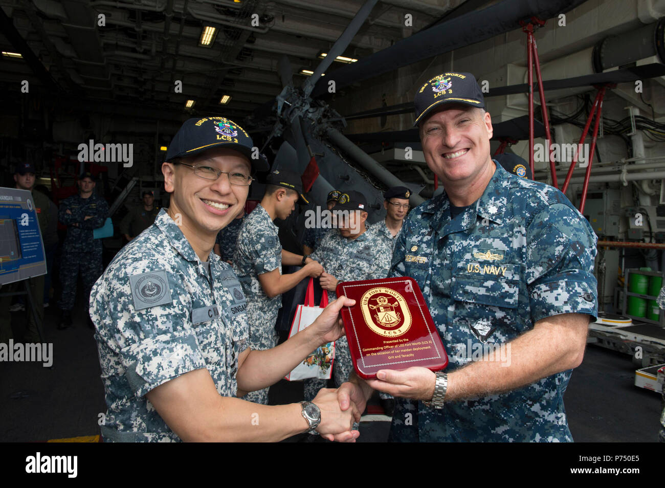 NAVAL BASE, Singapore – (Feb. 9, 2015) – Cmdr. Kendall Bridgewater ...