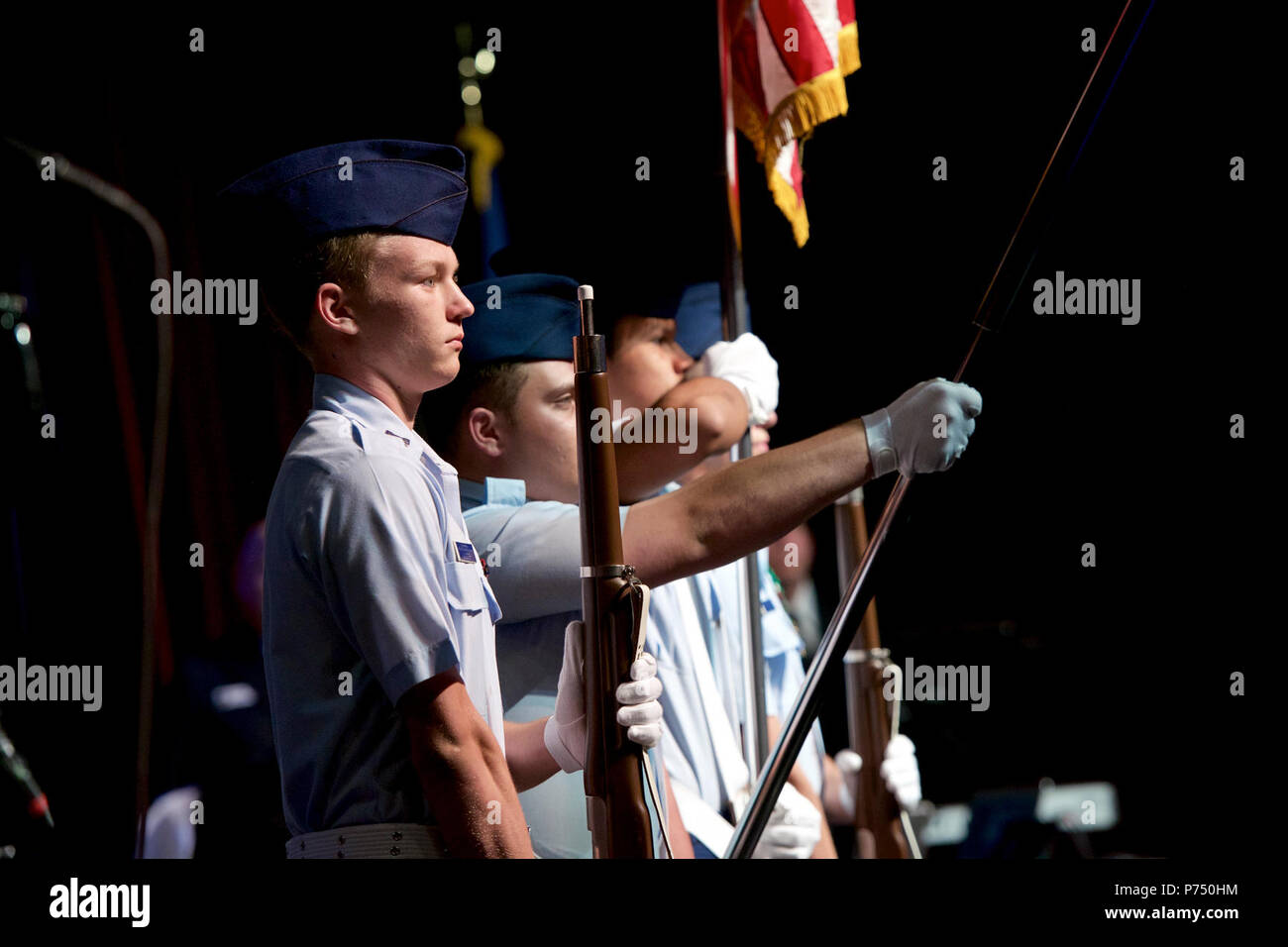 U s air force color guard hi-res stock photography and images - Alamy