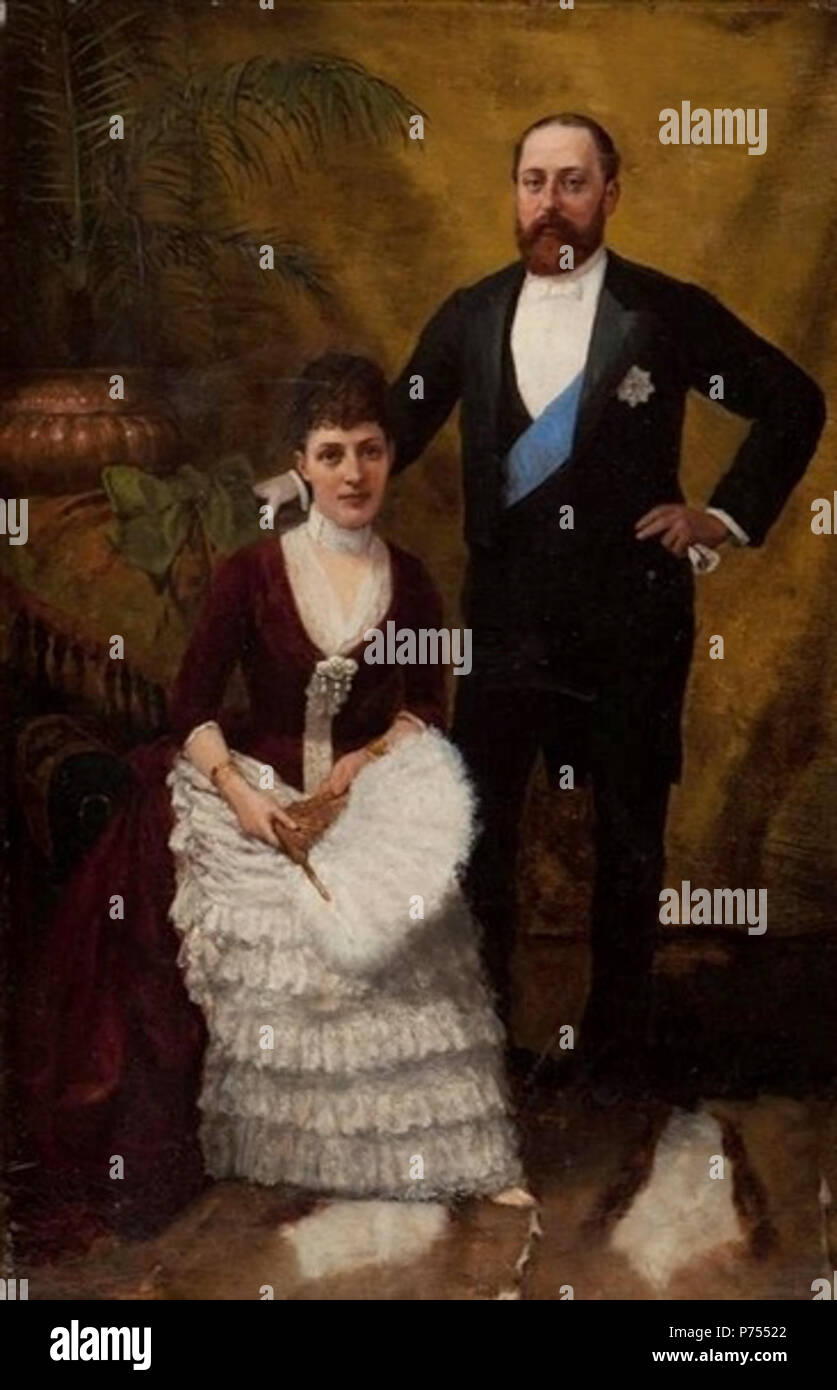 English: King Edward VII and Queen Alexandra . 19th century 9 Amedee ...