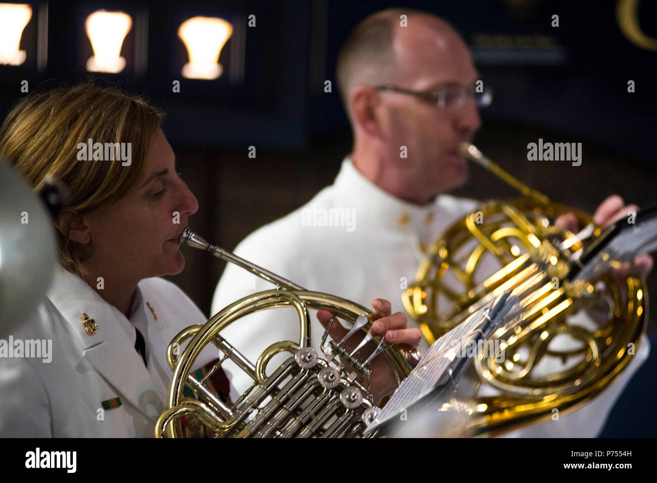 ANNAPOLIS (September 18, 2015) Senior Chief Musicians Sue Tiedeman ...