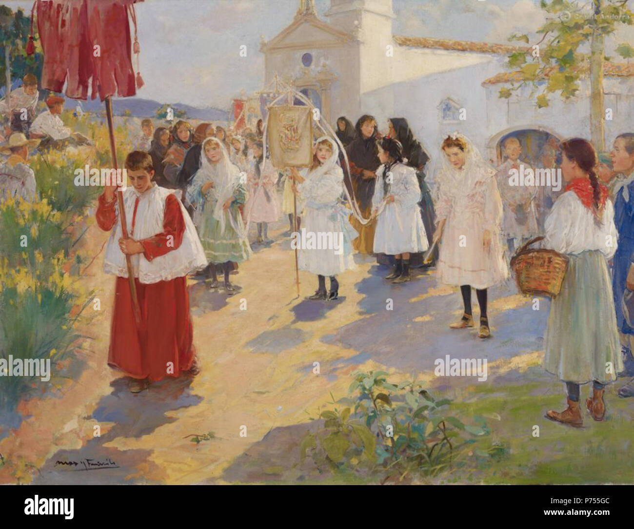 Procession to the Chapel of Vinyet . before 1934 12 Arcadi Mas-Processo ...