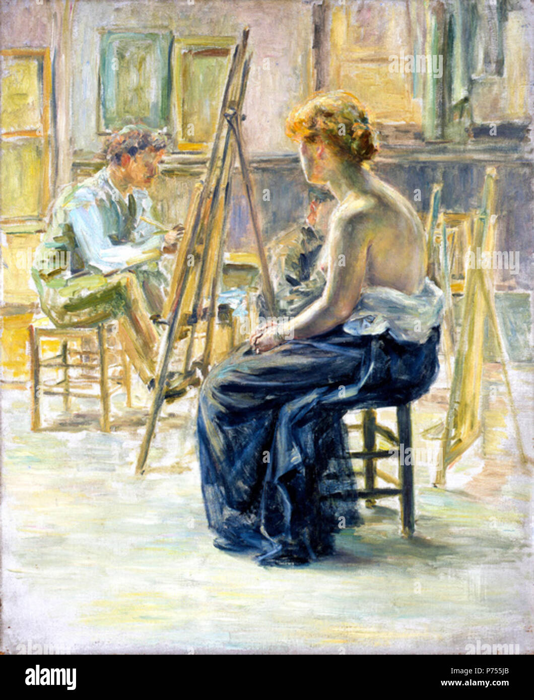 . Japanese: Artist's Studio 1890 12 Artist's Studio by Kuroda Seiki ...