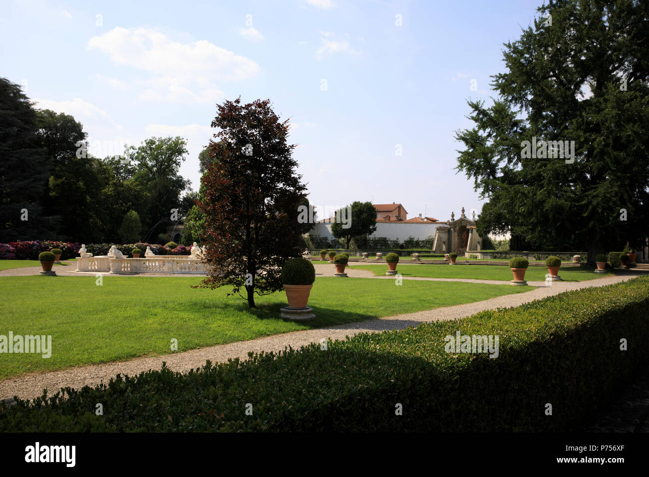 Villa Litta Borromeo Visconti park, Lainate, Milan, Lombardy, Italy ...