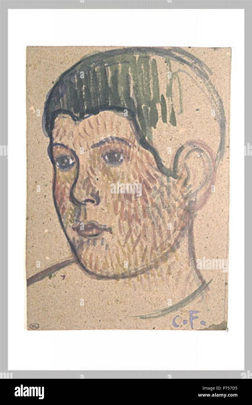 25 Charles Filiger 1863-1928, Tête de jeune Breton,aquarelle,1896,Musée ...