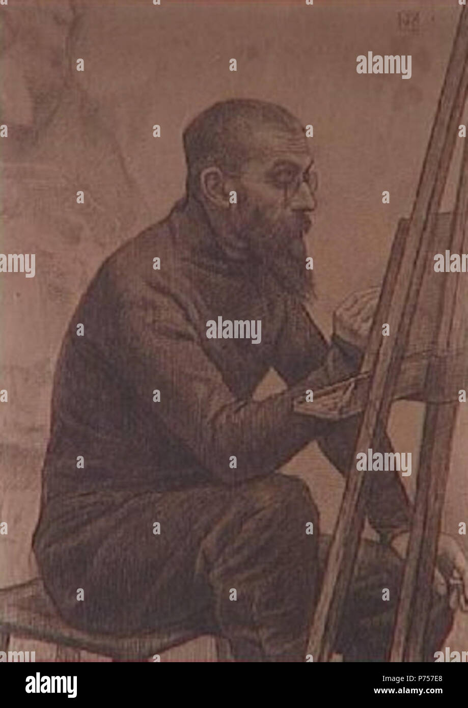 26 Alexandre Charpentier by Théo van Rysselberghe Stock Photo - Alamy