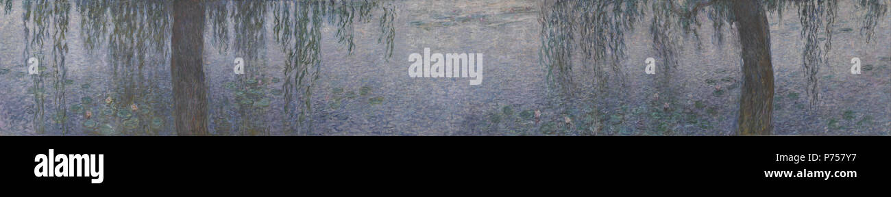 . English: Le Matin clair aux saules The Water Lilies - Clear Morning ...