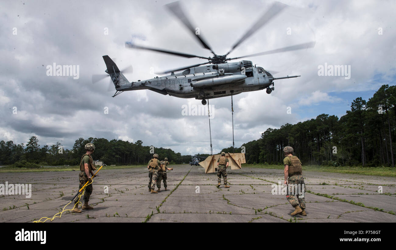 U.S. Marines with 2nd Transportation Support Battalion (TSB), Combat ...