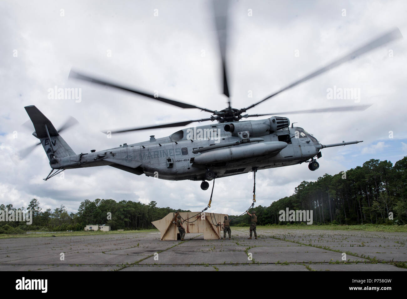 U.S. Marines with 2nd Transportation Support Battalion (TSB), Combat ...