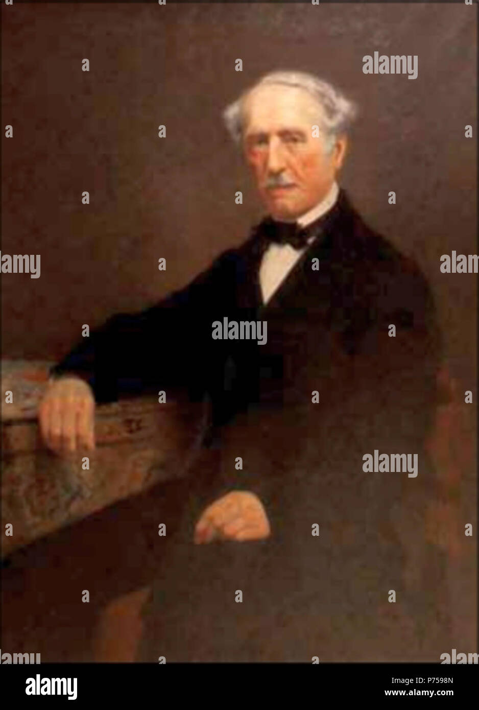 125 Friedrich Miess - Portretul lui Christian Mieß Stock Photo - Alamy