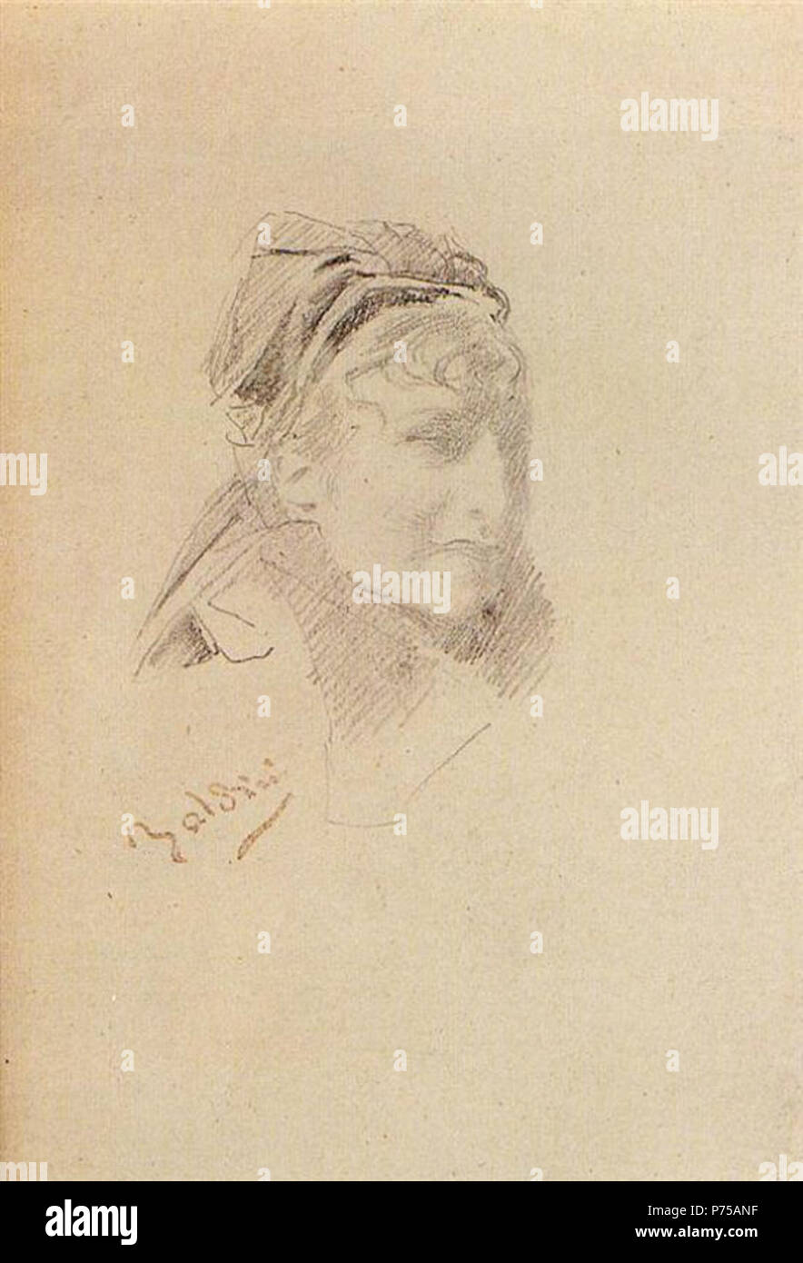 . English: Portrait of Sarah Bernhardt Deutsch: Porträt von Sarah ...