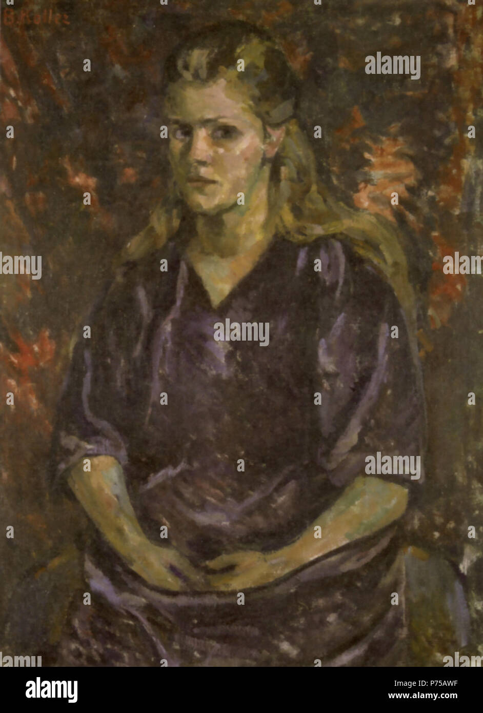 Portrait of Anna Mahler . circa 1921 19 Broncia Koller-Pinell Bildnis ...