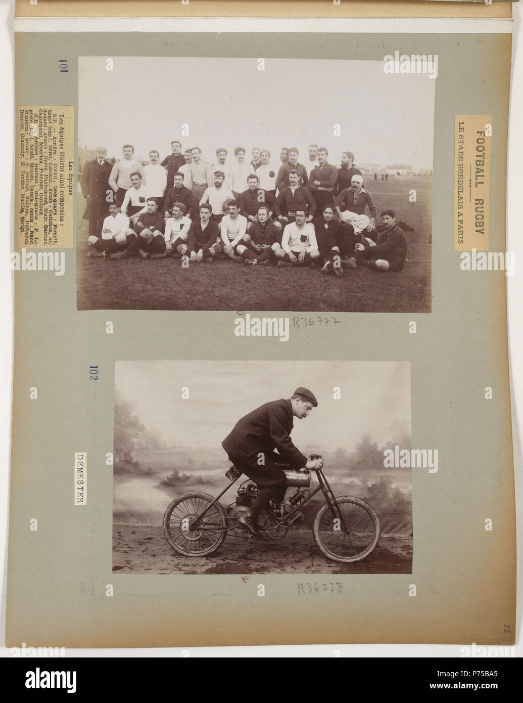 1902 football hi-res stock photography and images - Alamy