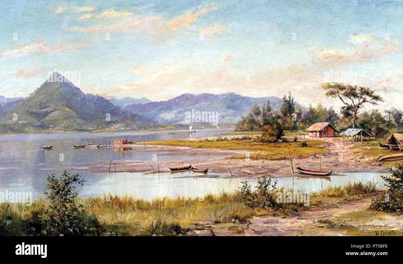 21 Benedito Calixto - Baía de São Vicente Stock Photo - Alamy