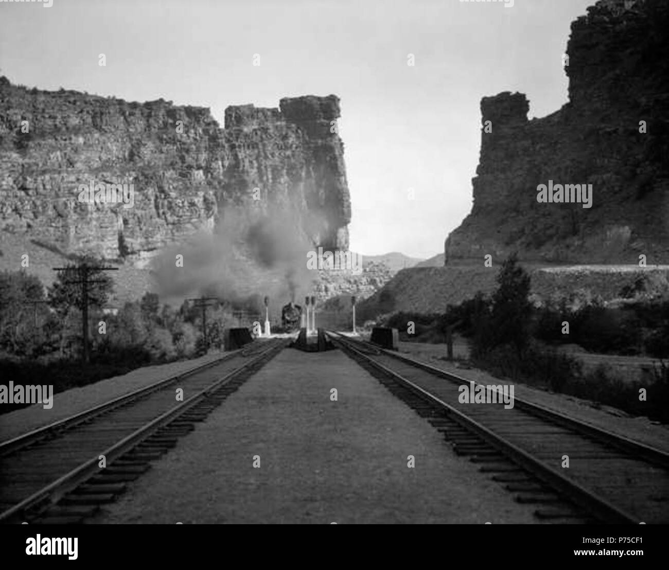 And western railroad Black and White Stock Photos & Images - Alamy